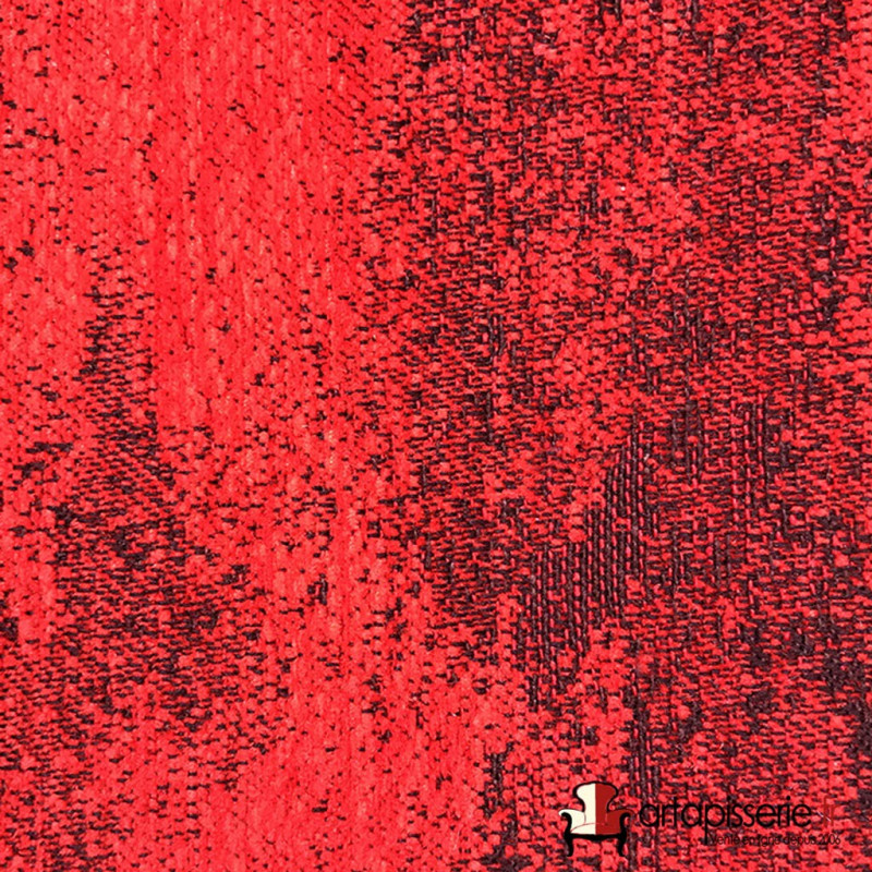 Tissu jacquard Galaxy rouge Froca | Artapisserie.fr