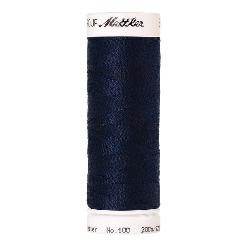 Bobine De Fil Mettler Seralon Bleu Nuit 1465 200 Ml Artapisseri