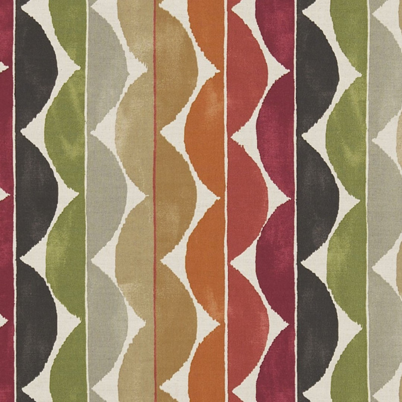 Tissu Scion Collection Spirit Fabrics - Terracotta/Moss/Amber - 137 cm