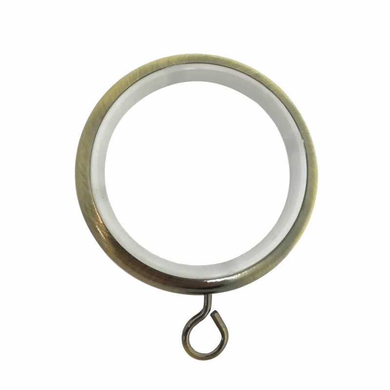 Anneau rideau laiton Ø45 mm pour tringle à rideaux