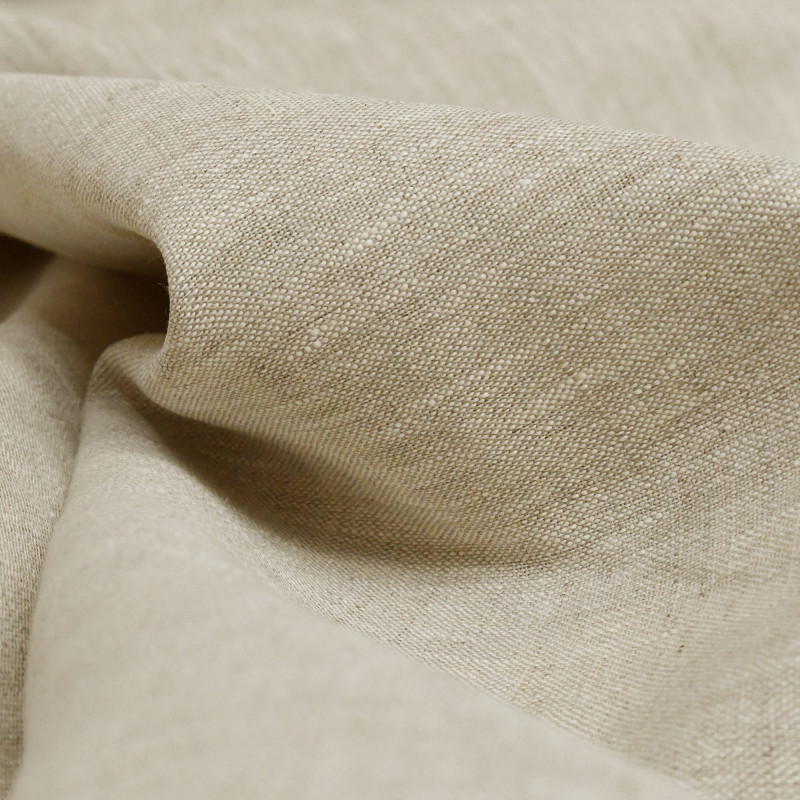 Tissu de Lin naturel 100% lin pour l'ameublement et la décoration.