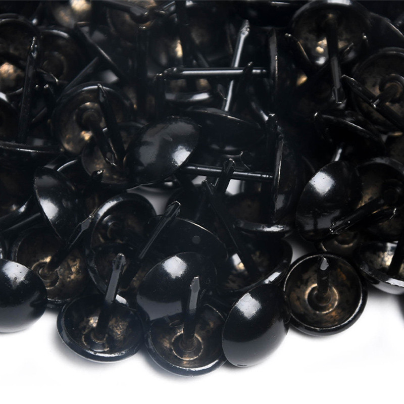 1000 clous tapissier noir brillant Ø11mm | artapisserie.fr