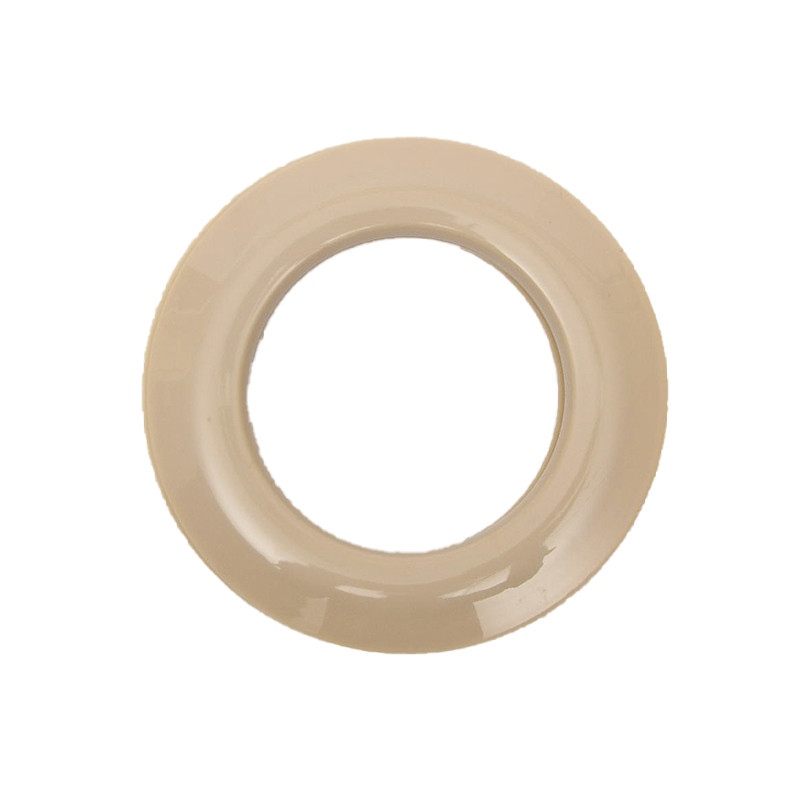 Oeillet rideaux à clipser Lin Glossy Ø44 mm | Artapisserie.fr