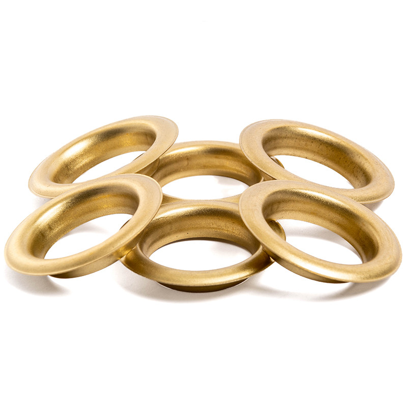 10 Oeillets rideaux à sertir Laiton Mat Ø40 mm | Artapisserie.fr