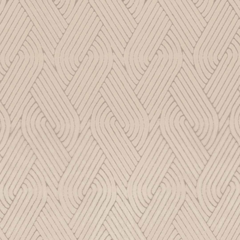 Tissu velours Chiado beige Camengo | Artapisserie.fr