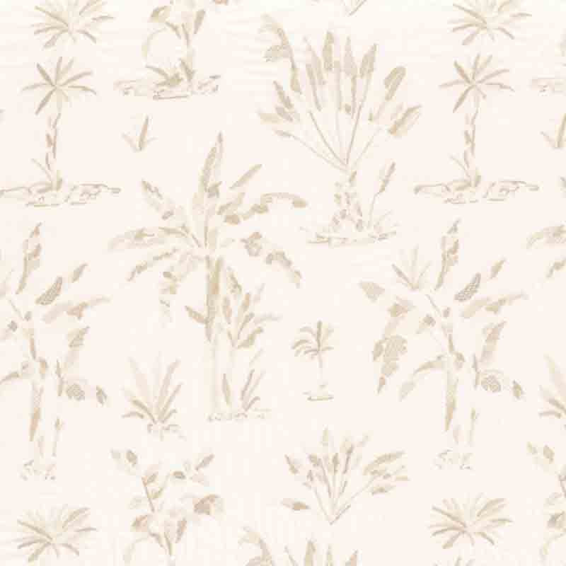 Tissu brodé Ripa sable Casamance 294 cm | Artapisserie.fr