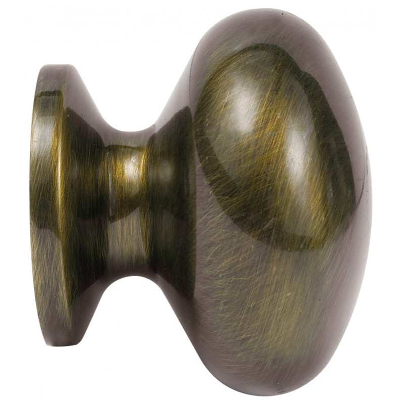Embout regency Ø20 mm Laiton Vieilli | Artapisserie.fr