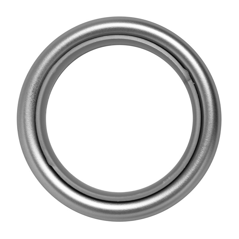 Anneau rideau Ø41x55 mm avec bague silencieuse nickel mat | artapisserie.fr