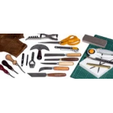 Outillage cuir pour le tapissier, sellier, bourrelier, maroquinier