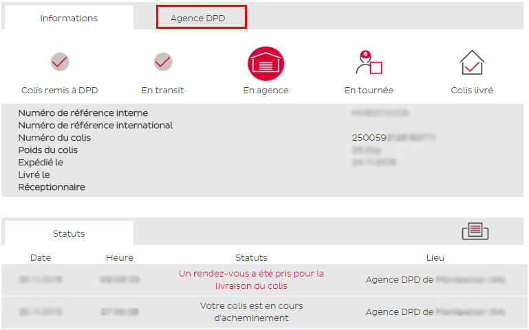 LIVRAISON DPD France